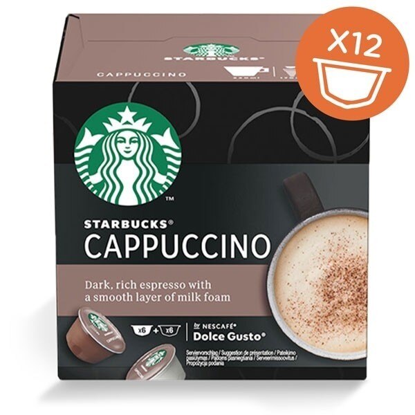 STARBUCKS® Cappuccino by NESCAFE DOLCE GUSTO 12 Capsules - NESCAFÉ ... STARBUCKS® Cappuccino by NESCAFE DOLCE GUSTO 12 Capsules - NESCAFÉ ...